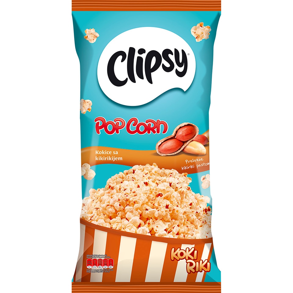 Clipsy | Kokice Clipsy kikiriki 100g, Marbo Product | Maxi