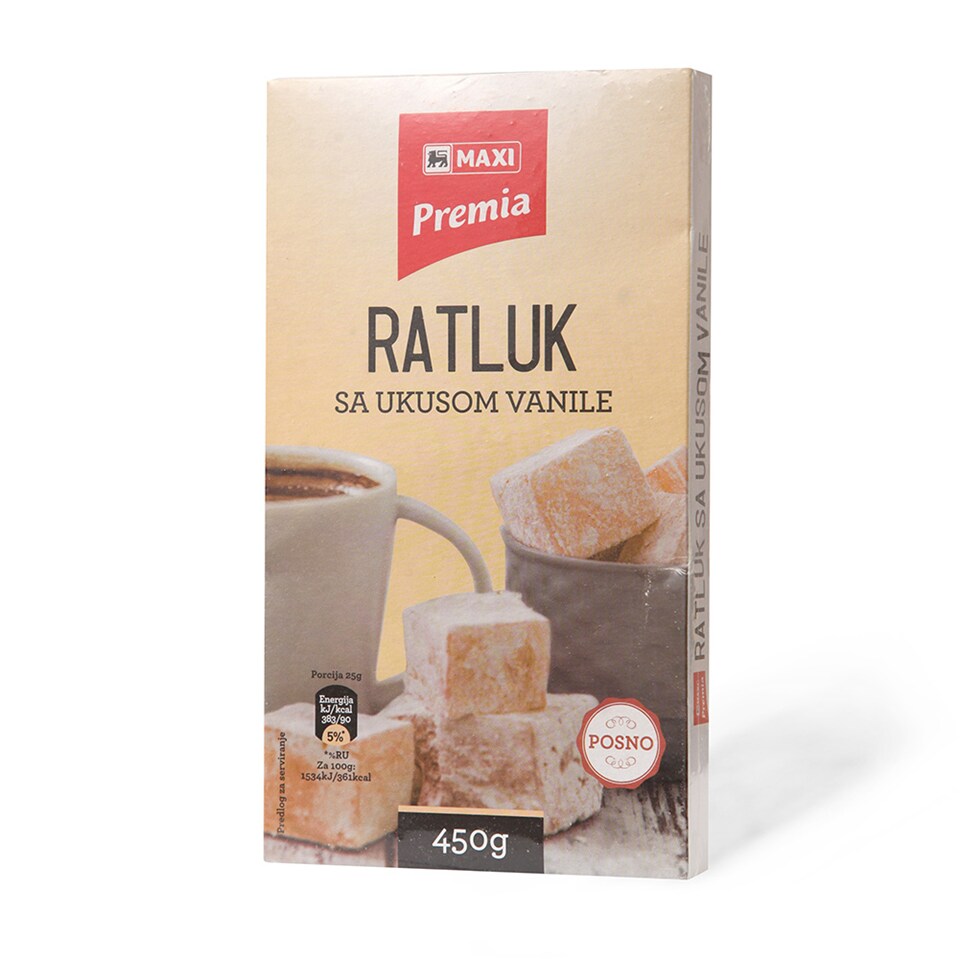 Maxi | Ratluk vanila Maxi 450g | Maxi