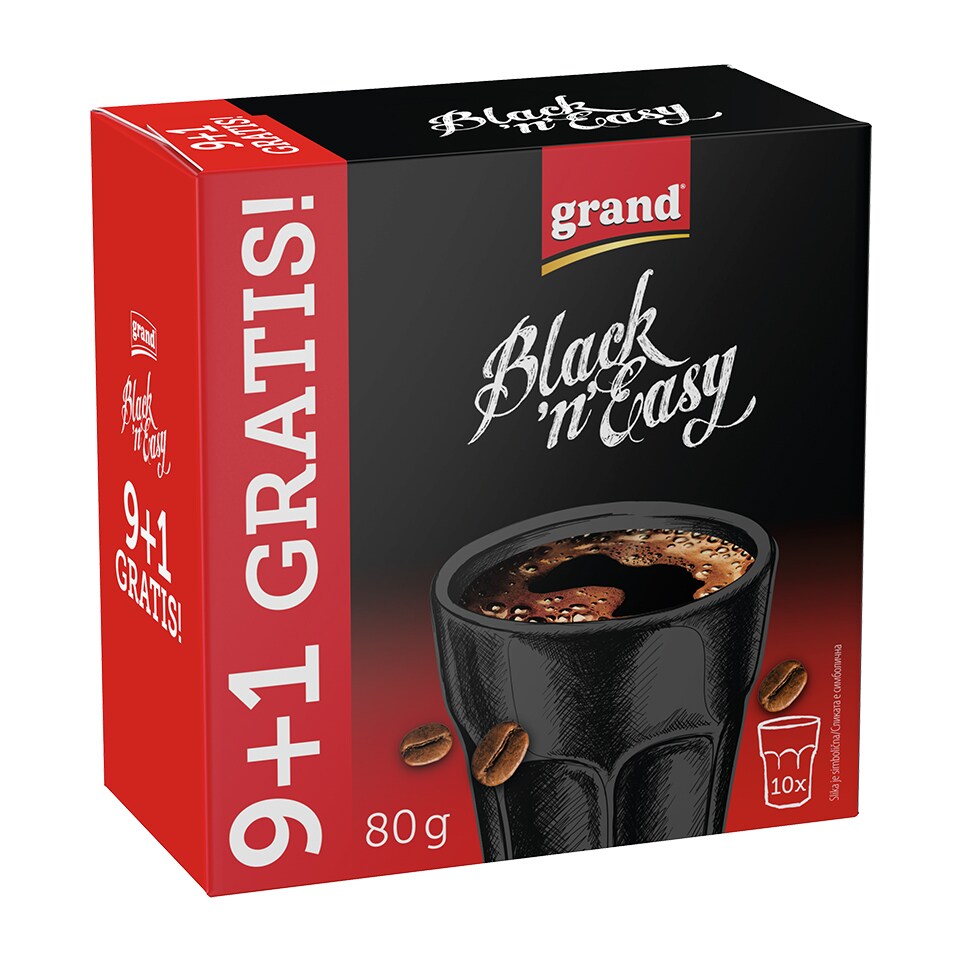 Black&Easy | Kafa Black'n'Easy Grand 9+1gratis 8g | Maxi