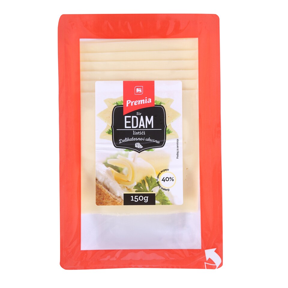 Maxi | Sir Edam 40% Maxi 150g slajs | Maxi