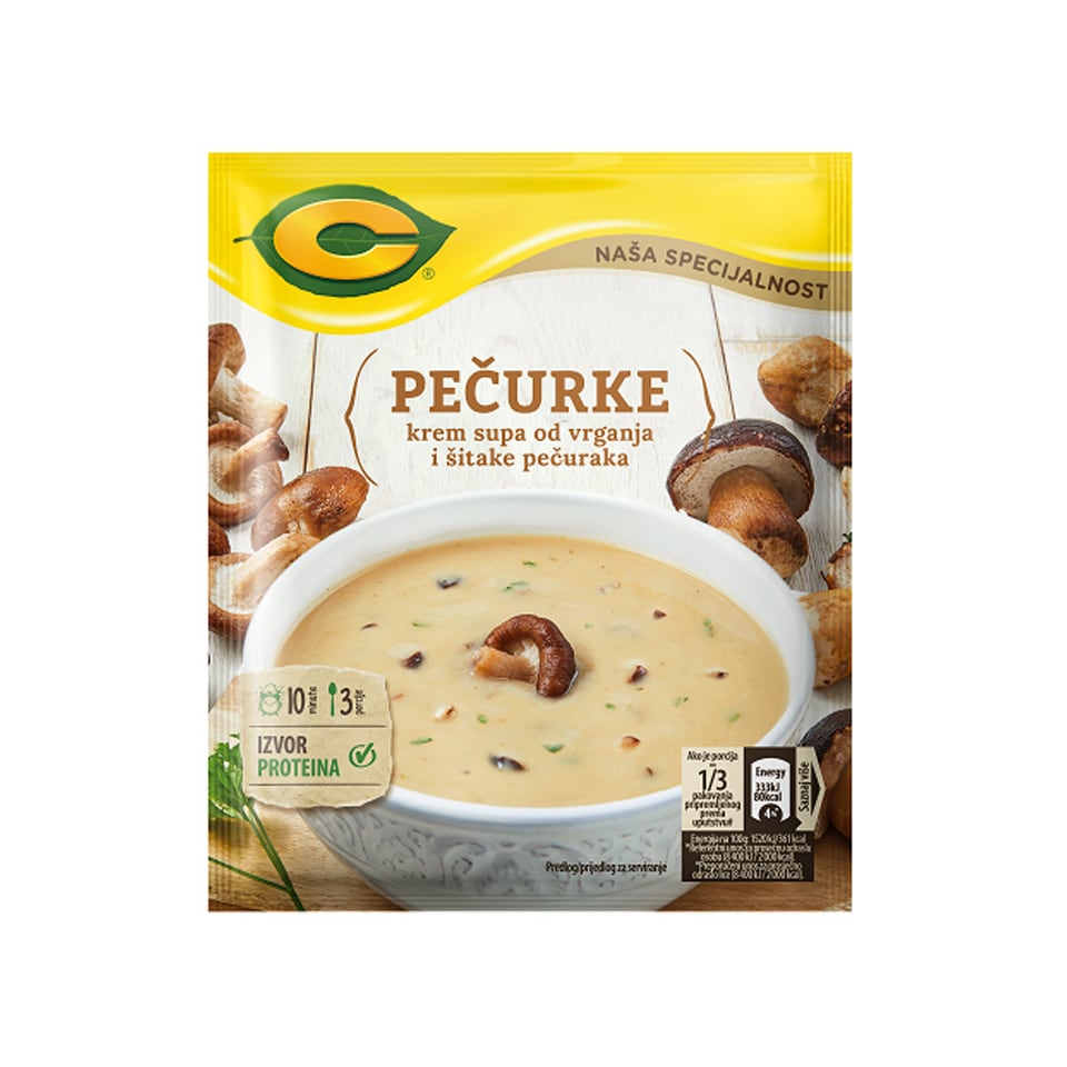C Soups & Bouillons & Dumplings | Krem supa Pecurke C 52g | Maxi