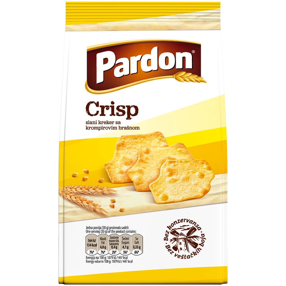 Pardon | Kreker Crisp slani Pardon 75g | Maxi