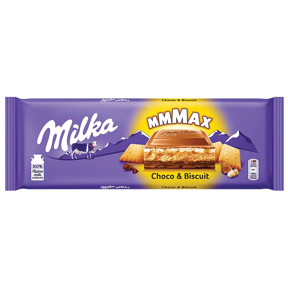Milka | Cokolada choco biscuits Milka 300g | Maxi