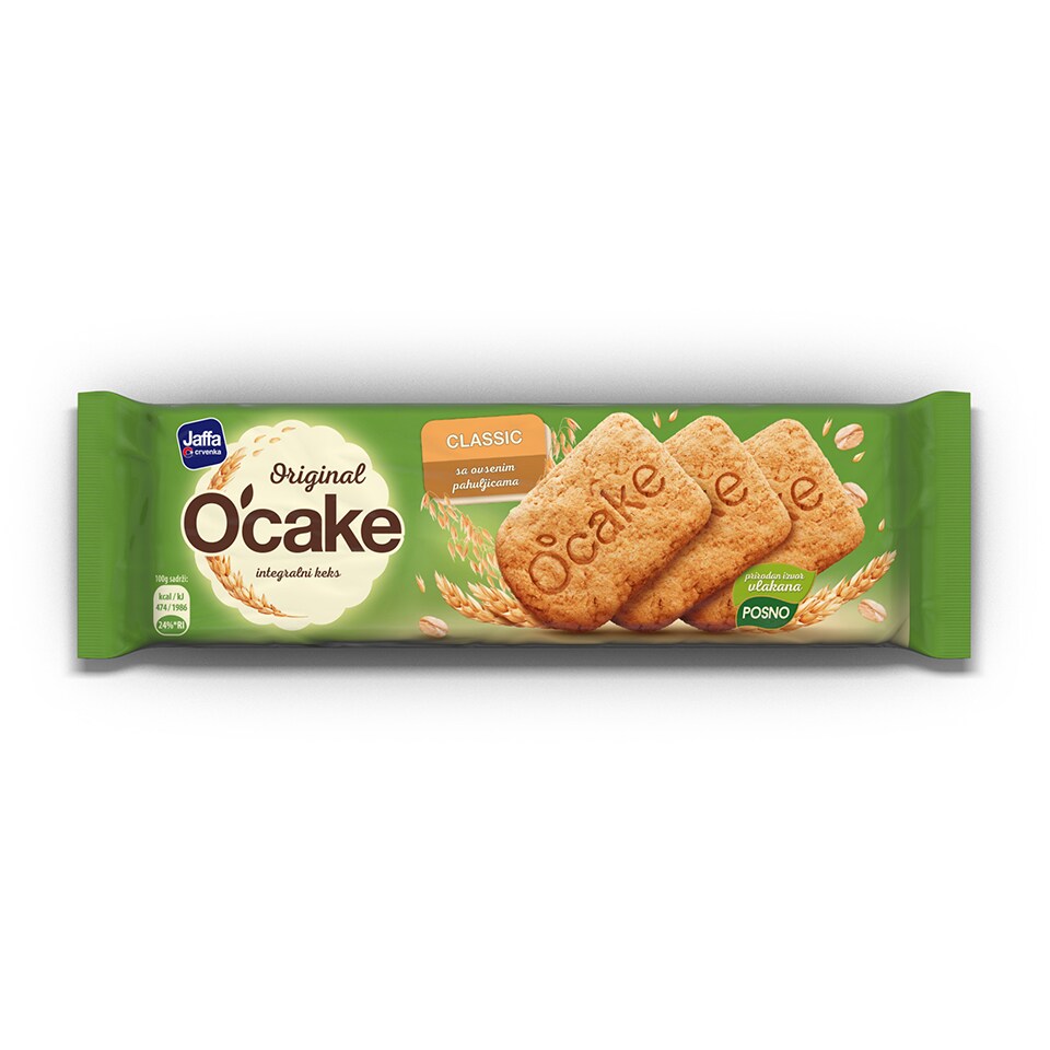 O`Cake | Keks integralni O'cake classic 115g | Maxi
