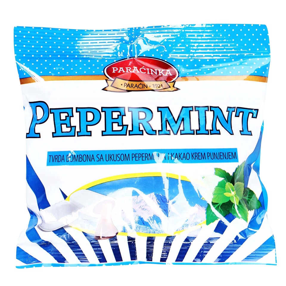 Pepermint | Bombone Pepermint sa kakao punjenjem 100g,Silbo | Maxi