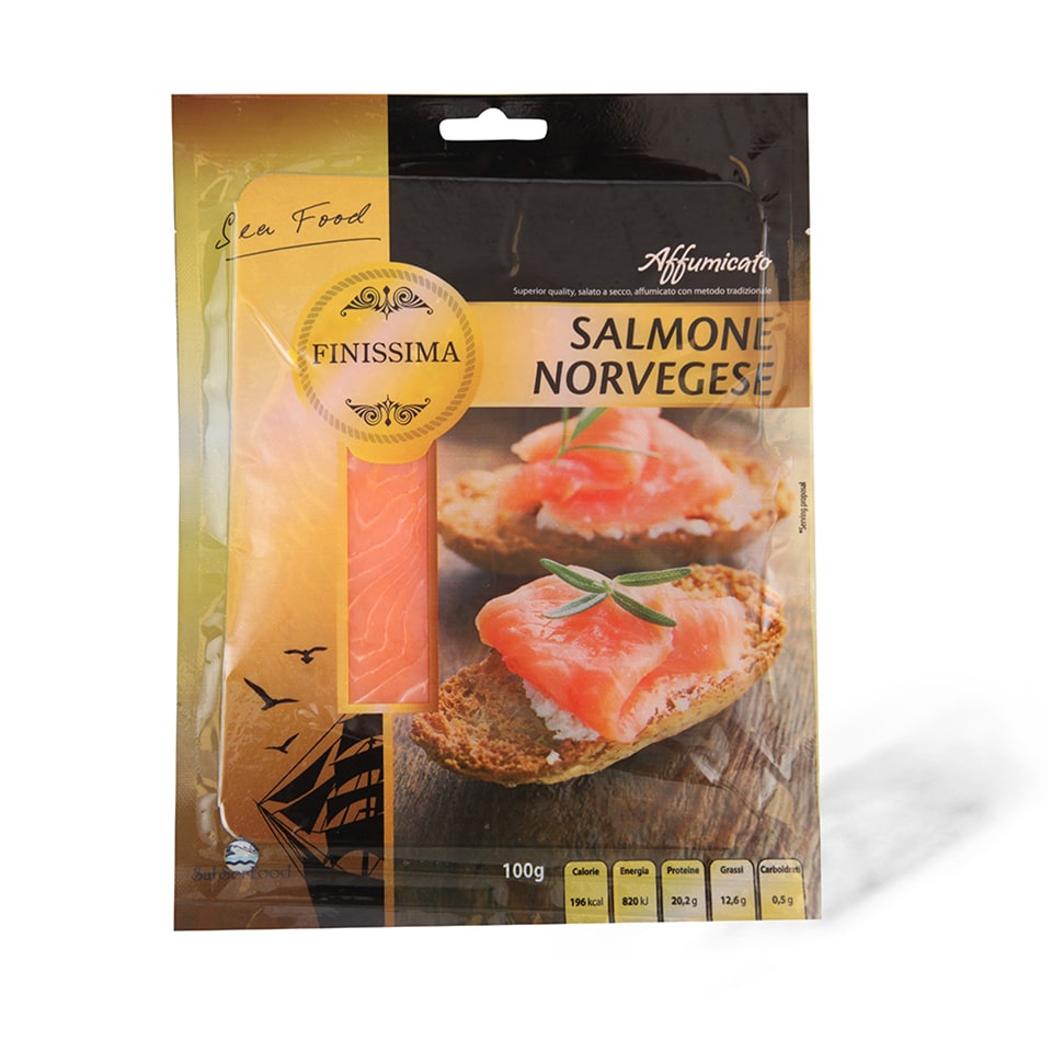 Ancora Nuova | Dimljeni losos slajs Ancora 100g | Maxi