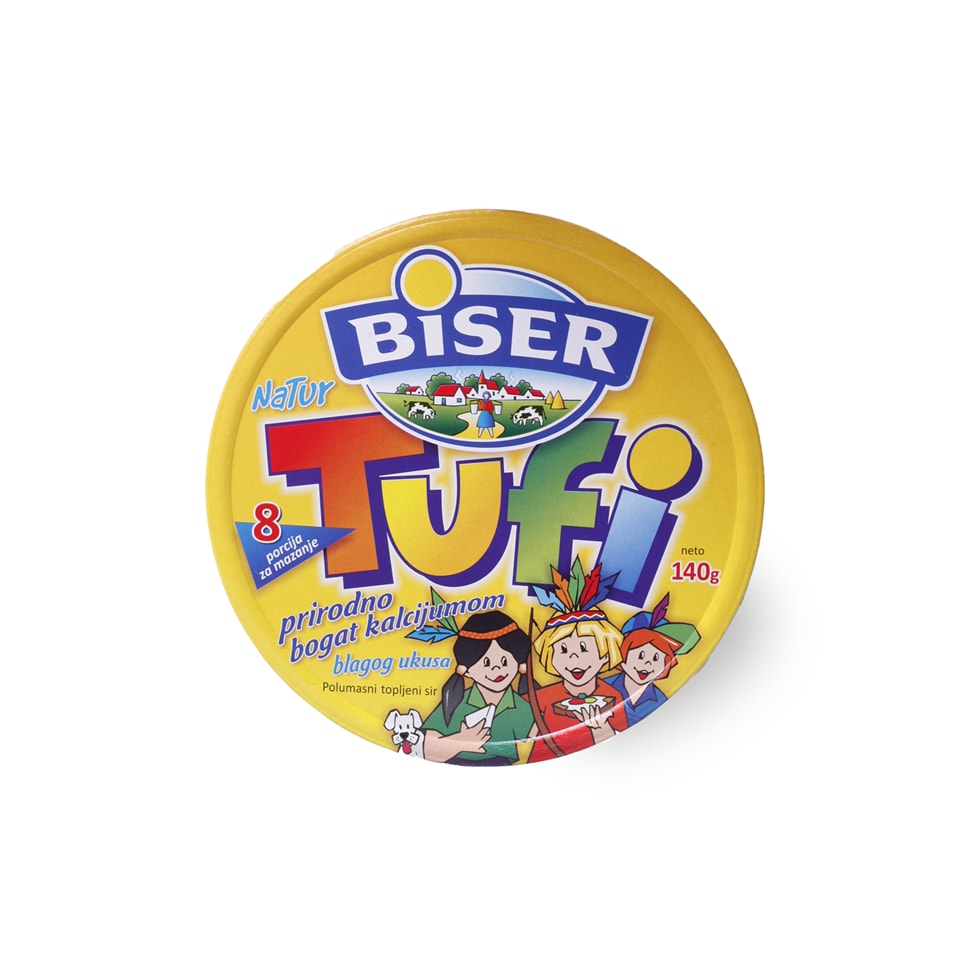 Biser | Sir Tufi topljeni Biser 140g | Maxi