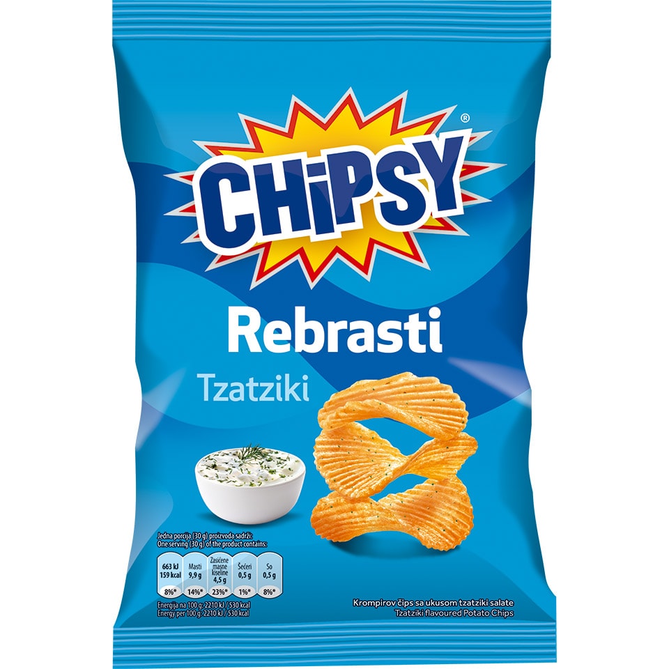 Chipsy | Cips Chipsy Tzatziki 40g | Maxi