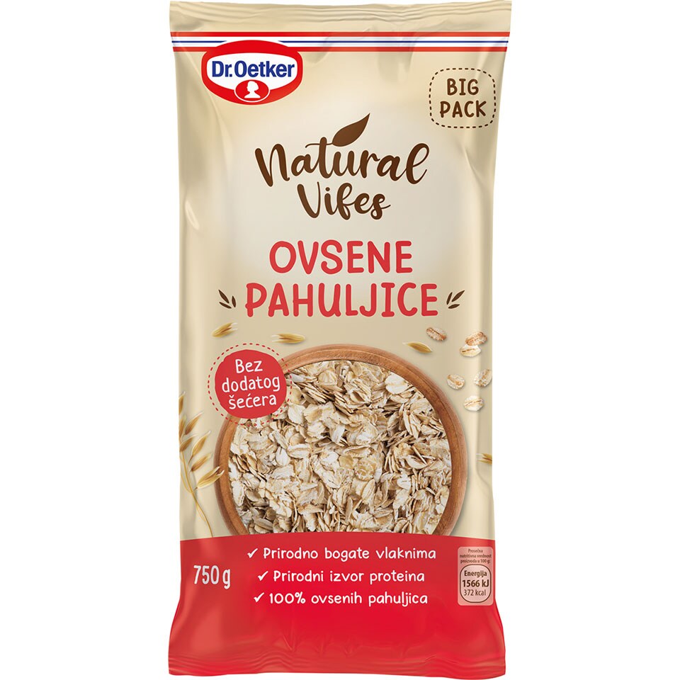 Dr Oetker | Ovsene pahuljice 750g | Maxi