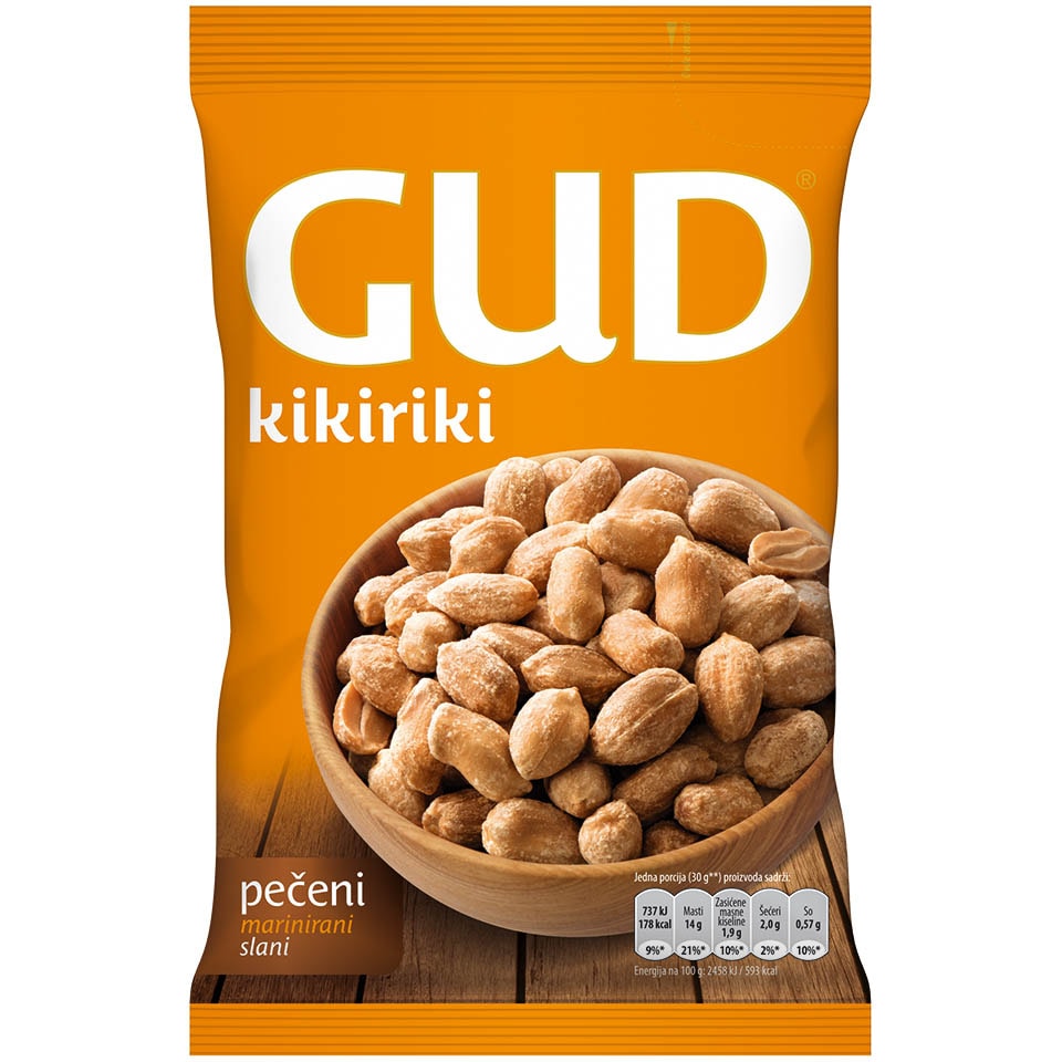 Gud | Kikiriki marinirani Gud 180g | Maxi