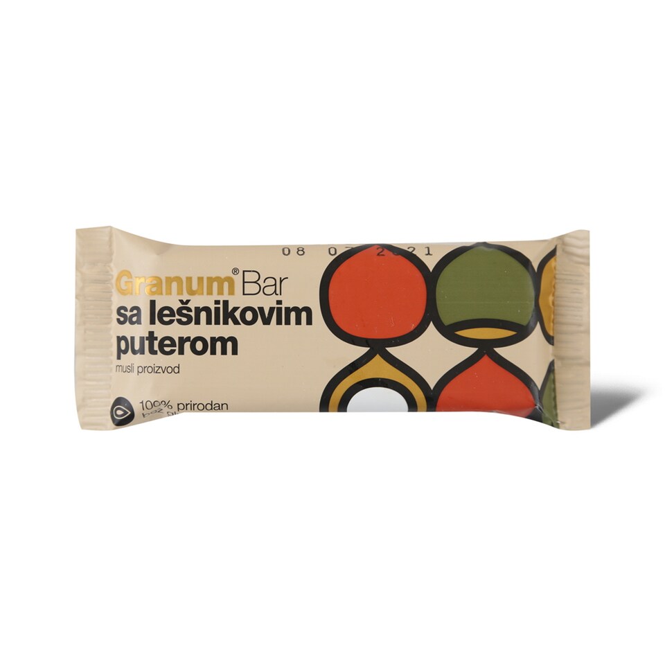 Granum | Bar Granum sa lesnikovim puterom 30gr | Maxi