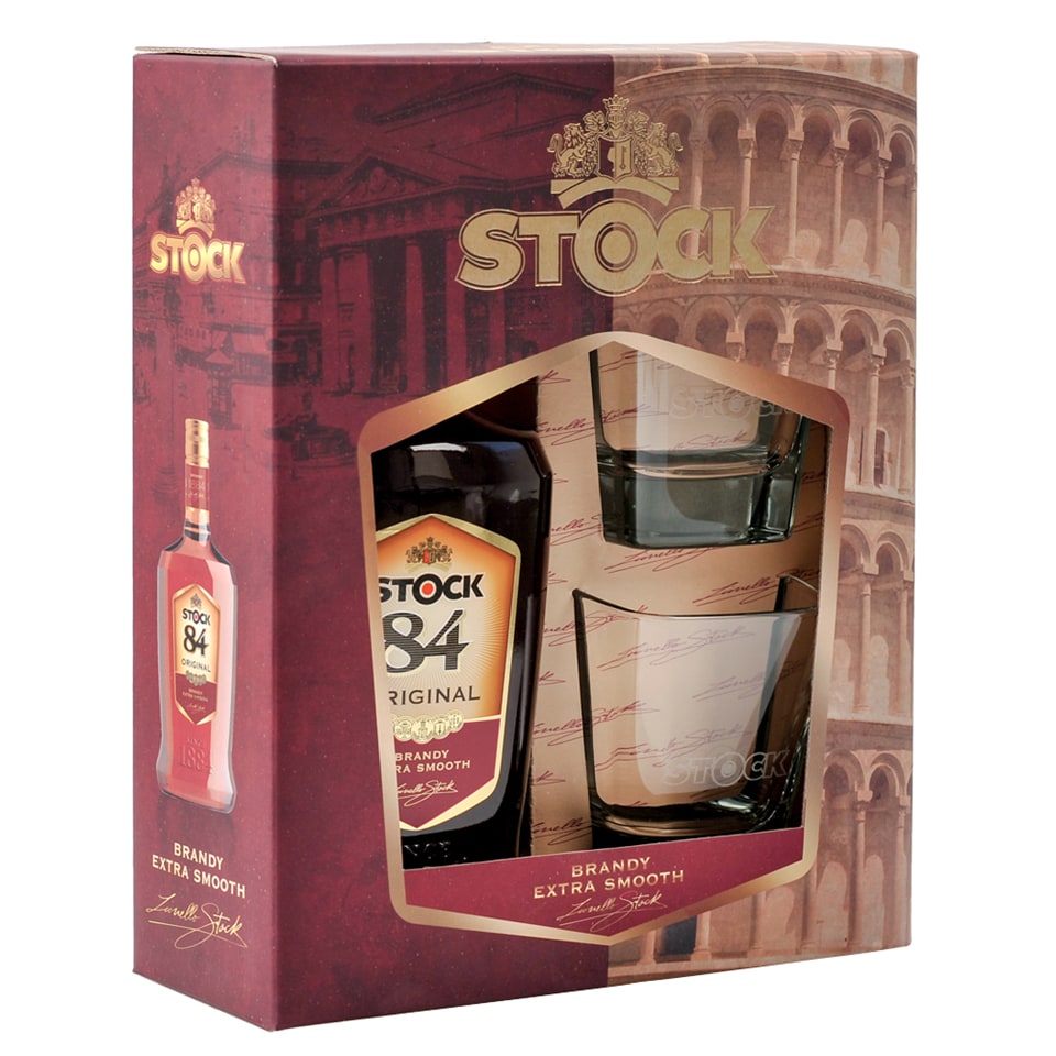 Stock 84 | Brendi vsop Riserva Stock 84 0,7l+2case | Maxi