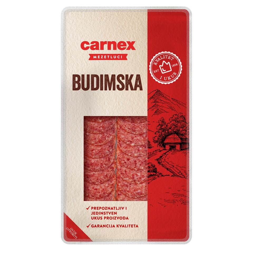 Carnex | Budimska salama Carnex slajs 100g | Maxi