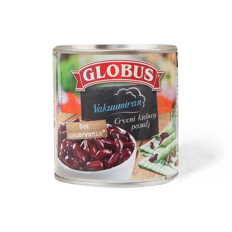 BEVETTI DOO EXPORT-IMPORT | Pasulj cveni Kidney Globus 326g | Maxi
