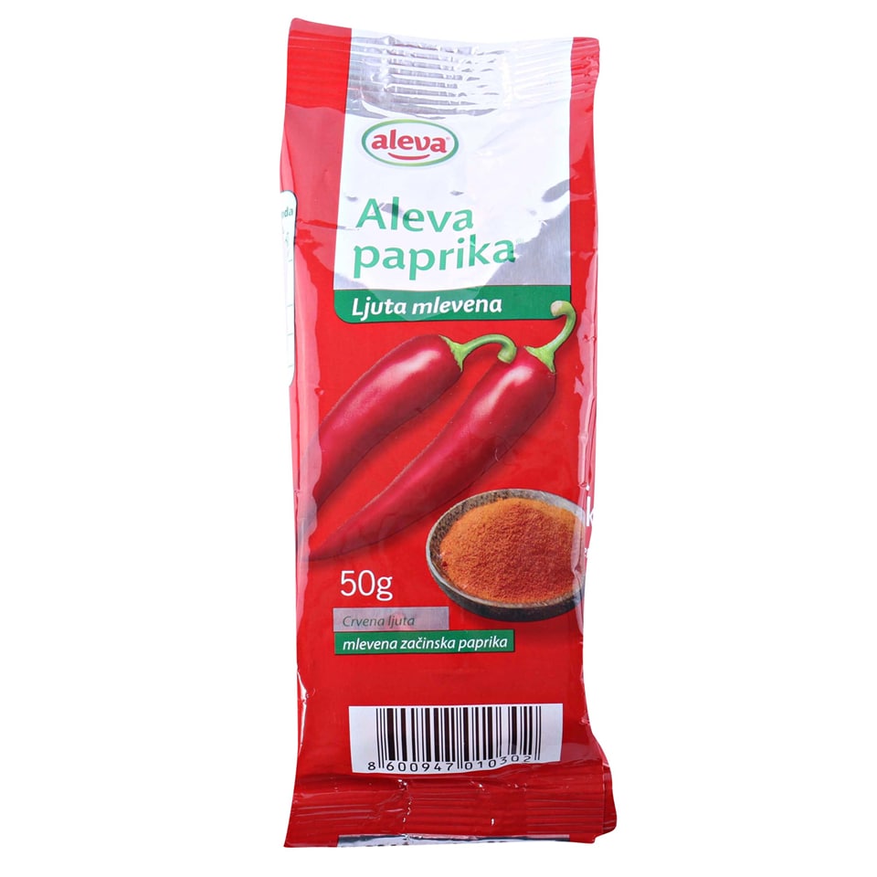 Aleva | Paprika zacinska ljuta Aleva 50g | Maxi