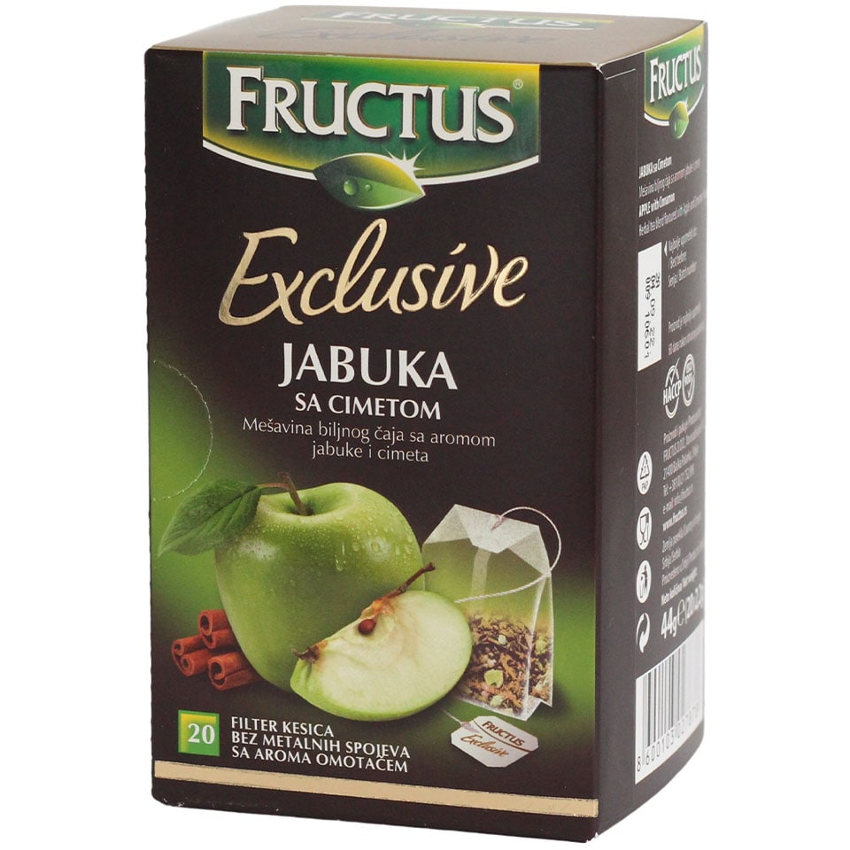 Fructus | Caj jabuka cimet Fructus 44g | Maxi