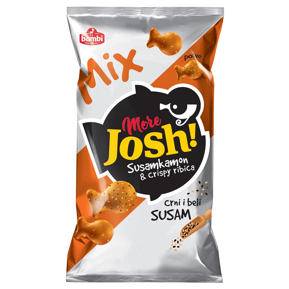 KONCERN BAMBI A.D. POZAREVAC | Mix Ribice crni I beli susam Josh 300g | Maxi