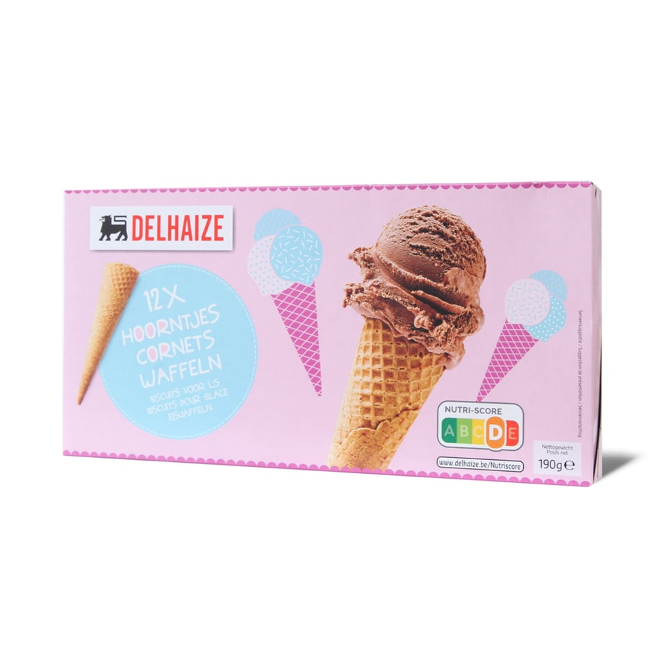DLL | Kornet za sladoled Delhaize 190g | Maxi