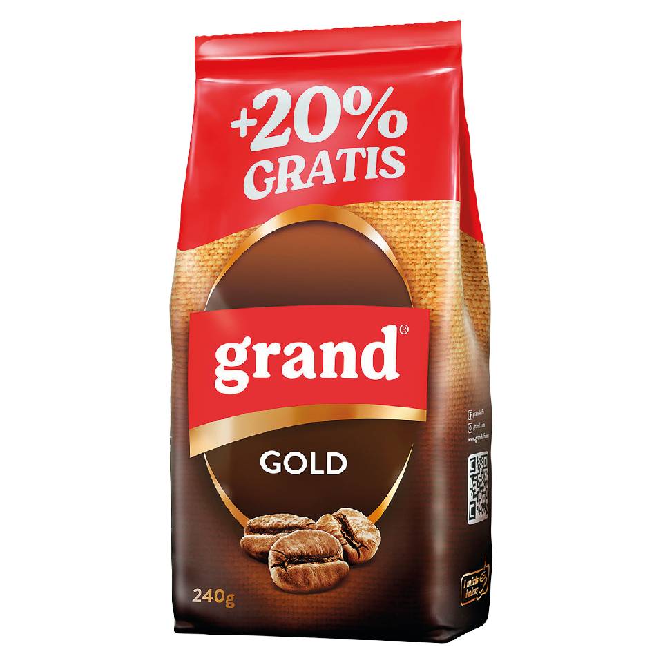 Grand | Kafa Grand Gold 200g+20%gratis | Maxi