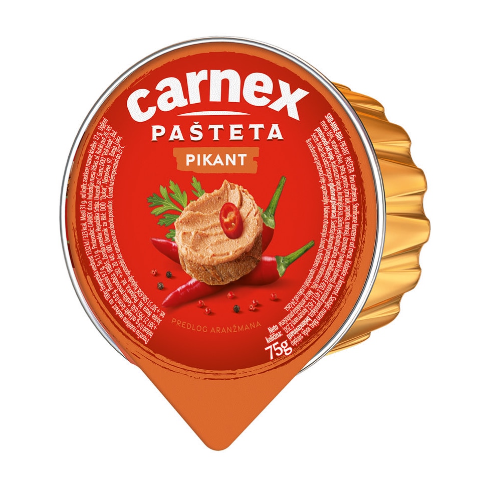 Carnex | Pikant pasteta Carnex 75g | Maxi