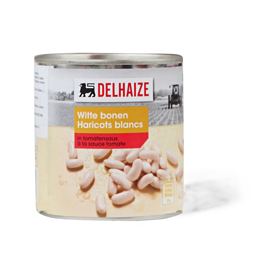 Delhaize | Ster.beli pasulj/konc.paradajz.DLL 400g | Maxi