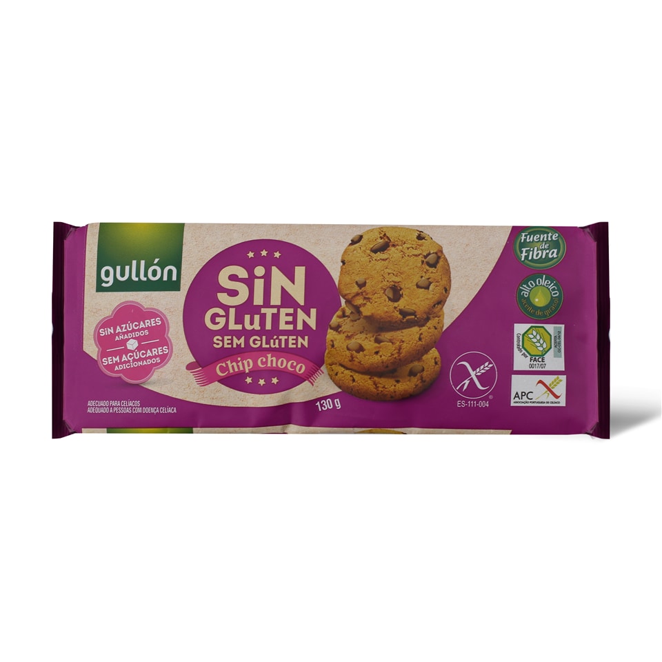 Gullon | Keks Cip Coko bez glutena i secera 130g | Maxi