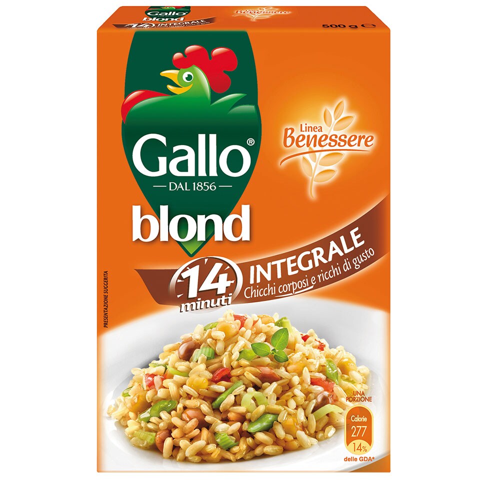 Riso Gallo | Pirinac integ.Blond Riso Gallo 500g | Maxi
