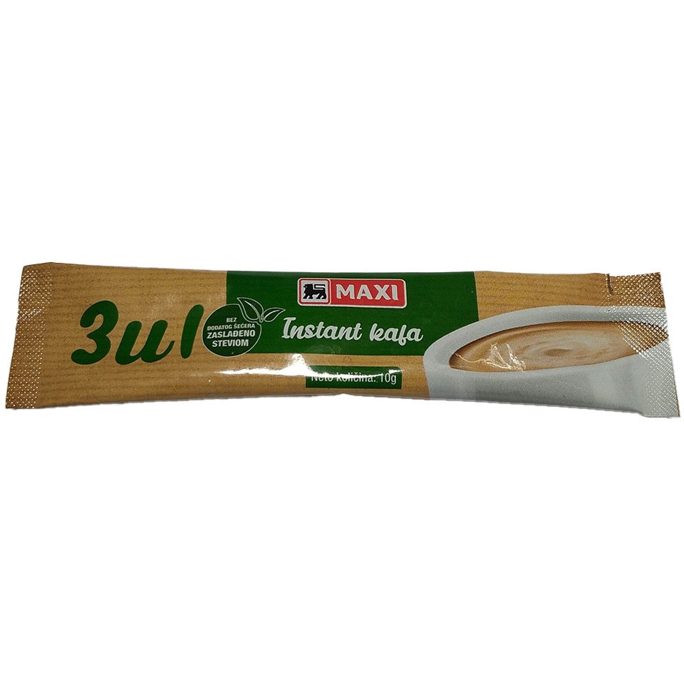 Maxi | Instant kafa stevia 3u1 Maxi 10g | Maxi