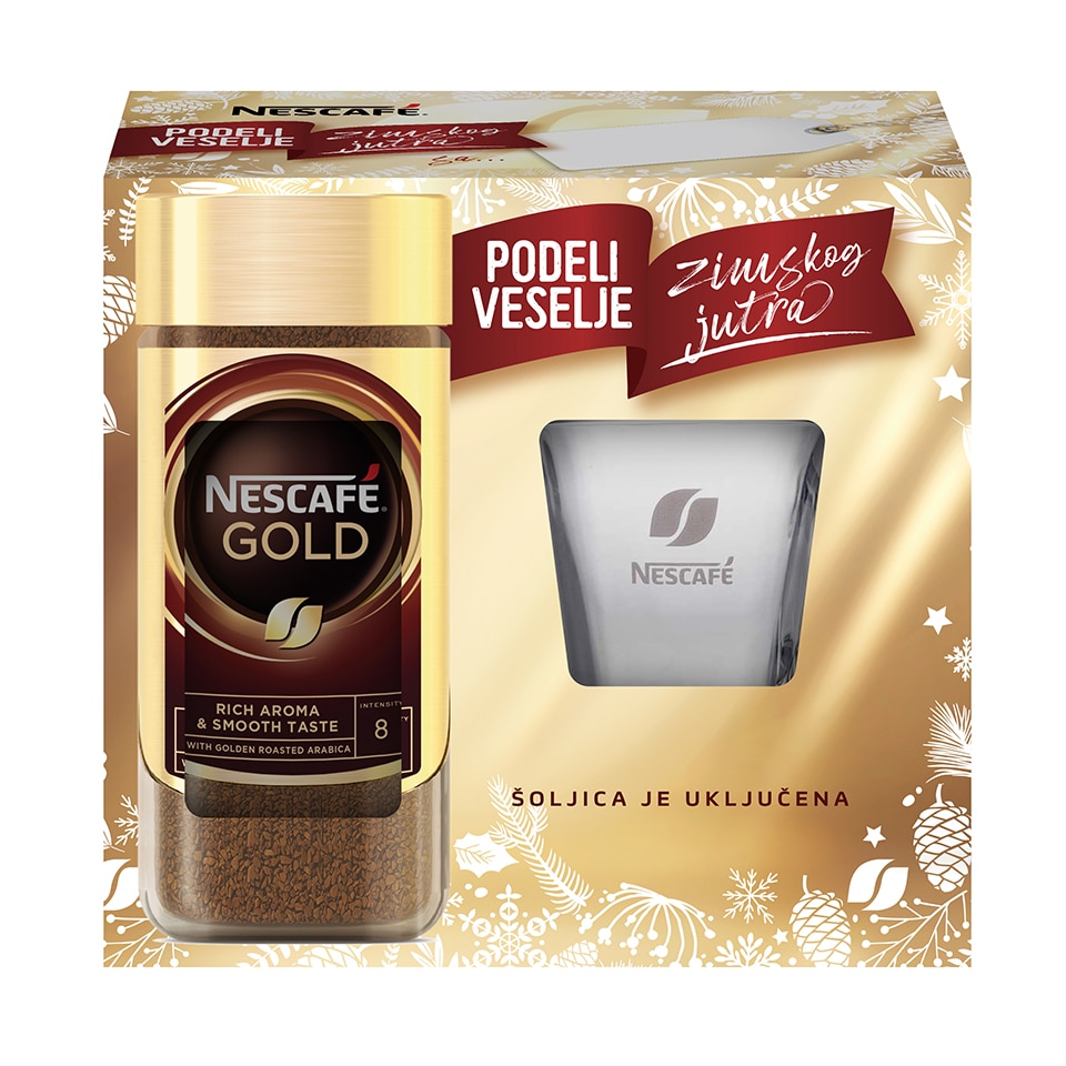 Gold | Kafa inst.Nescafe Gold 200g+poklon solja | Maxi