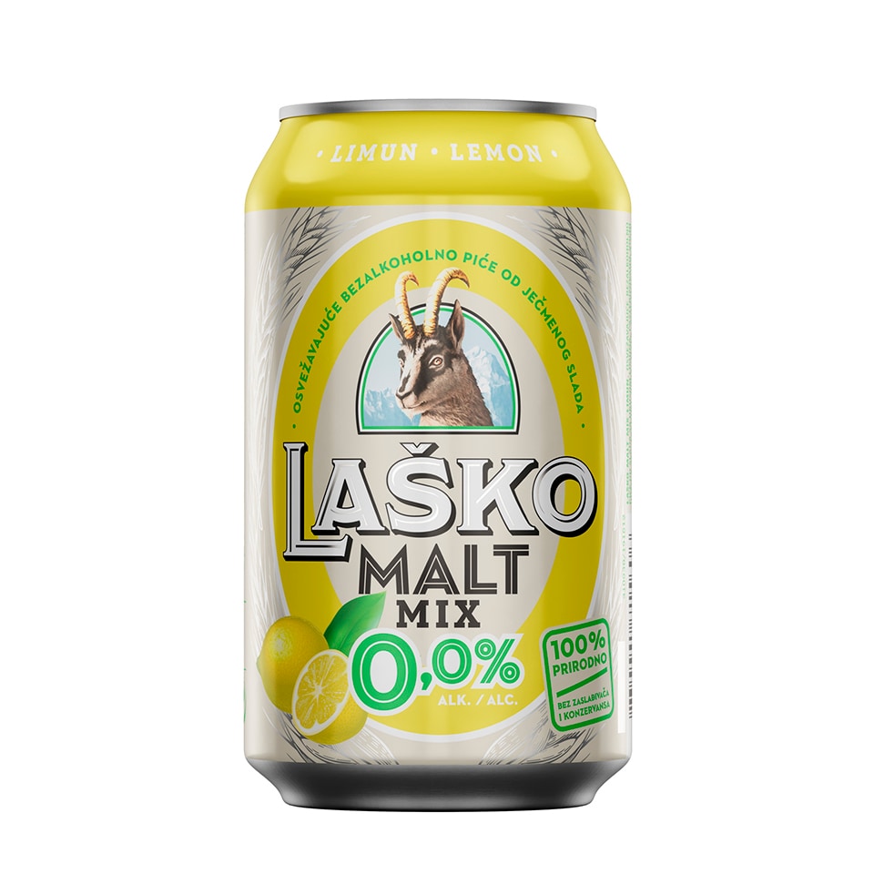 Lasko | Pivo malt mix limun Lasko limenka 0.33l | Maxi