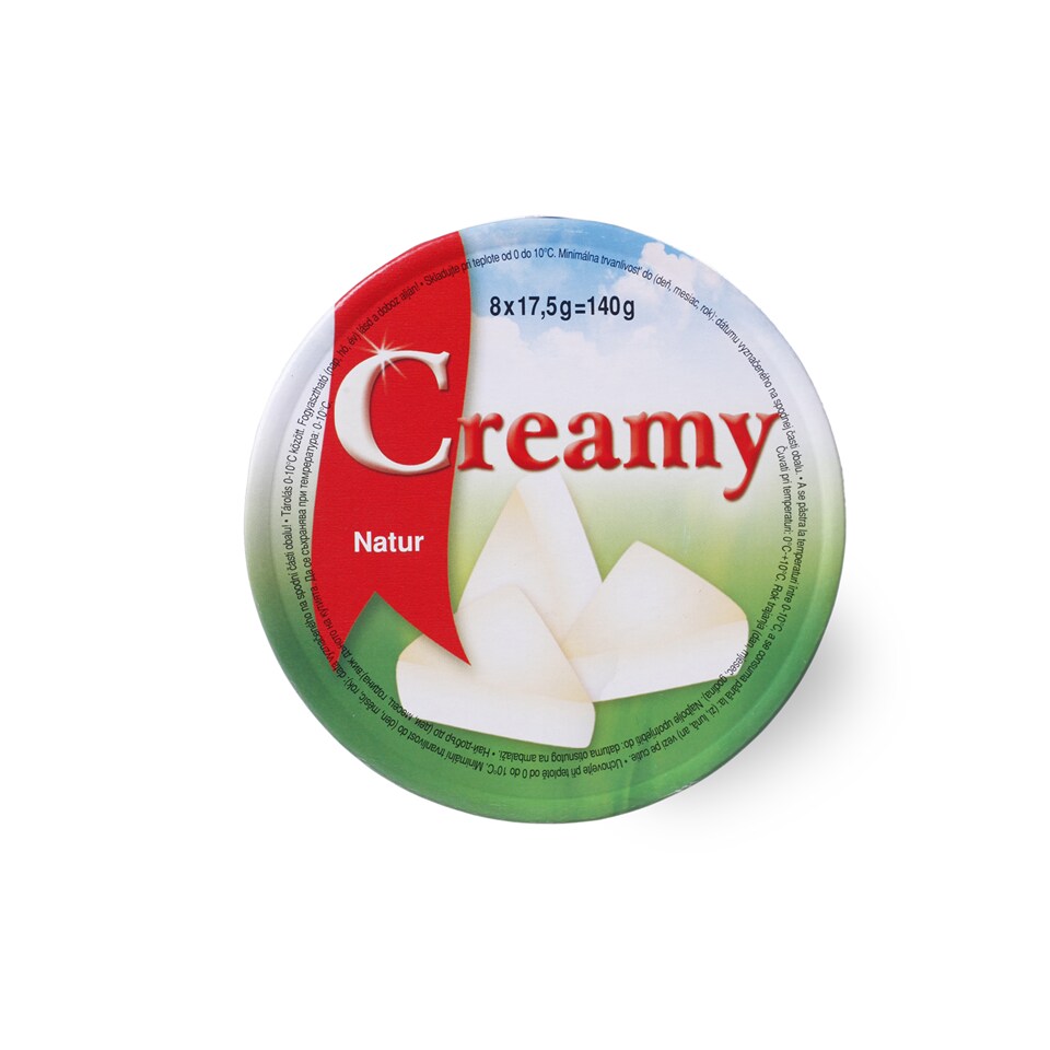 Creamy | Sir topljeni Creamy natur 140g | Maxi