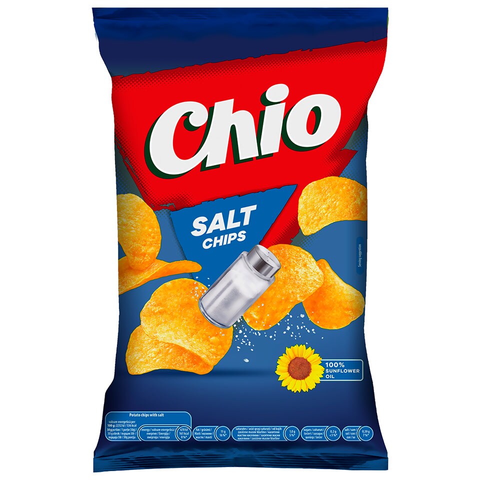 ATLANTIC BRANDS DOO | Cips Chio salted 140 gr | Maxi