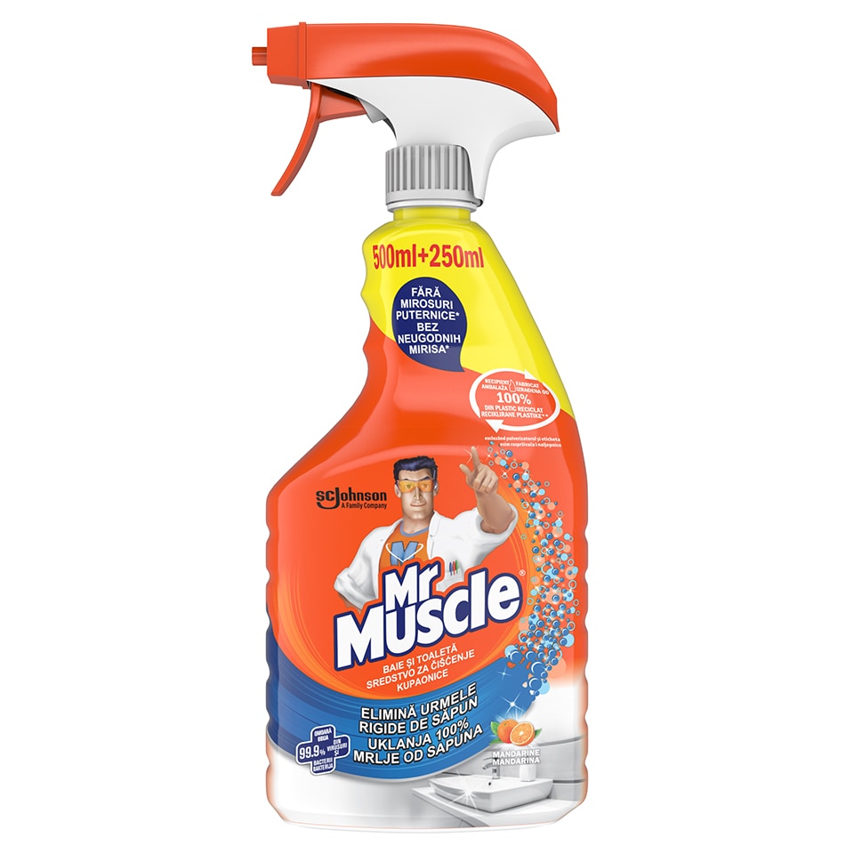 Mr.Muscolo | Sredstvo za cis.kupatila Mr.Muscle 750ml | Maxi