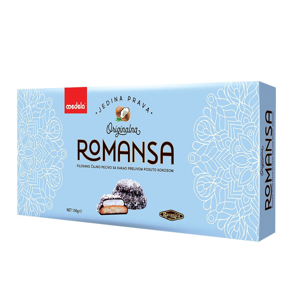 Ravanica perece | Keks Romansa kokos 150g | Maxi