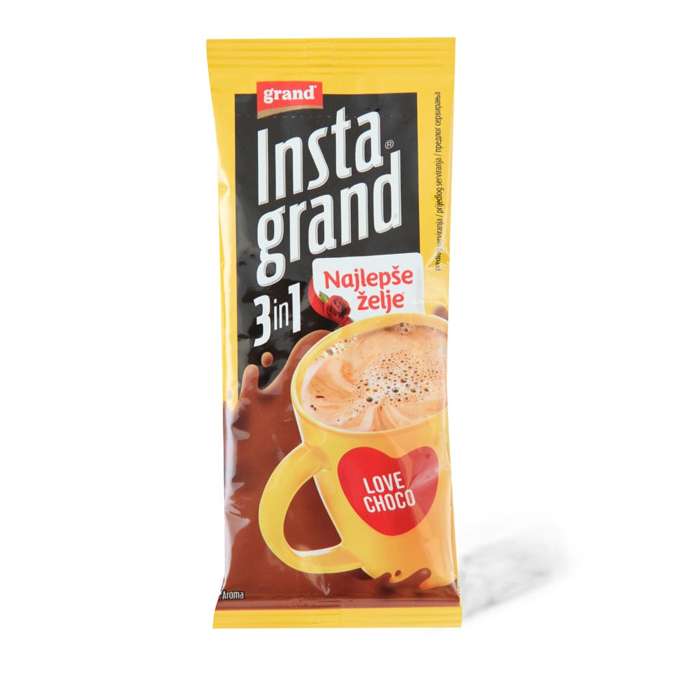 Grand | Kafa instant 3u1 Najlep.zelje Grand 18g | Maxi