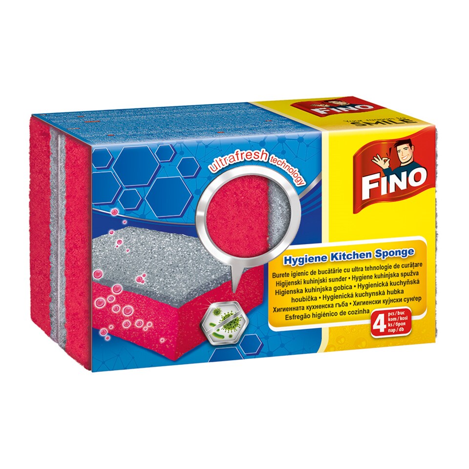 Fino | Higijenski sundjeri Fino 4 kom | Maxi
