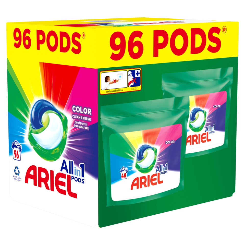 Ariel | Deterdzent Ariel Color pods 96W | Maxi