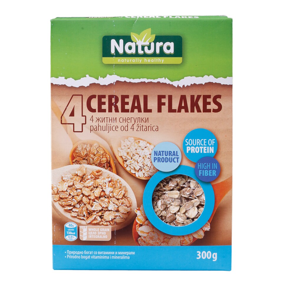 Natura | Pahuljice sa 4 vrste zitarica Natura300g | Maxi