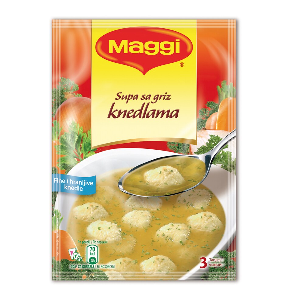 Maggi Soups & Bouillons | Supa griz knedle Maggi 50g | Maxi