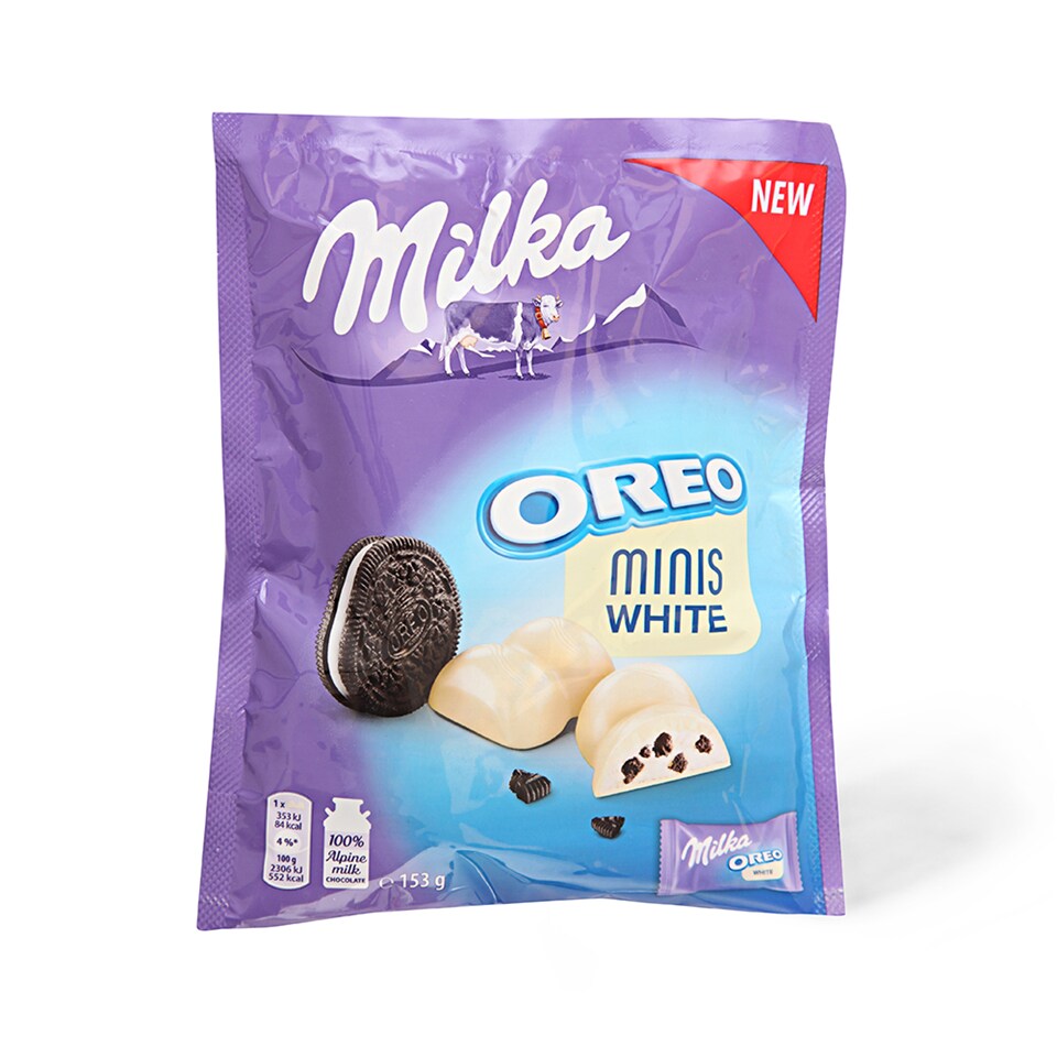 Oreo | Oreo white minis Milka 153g | Maxi