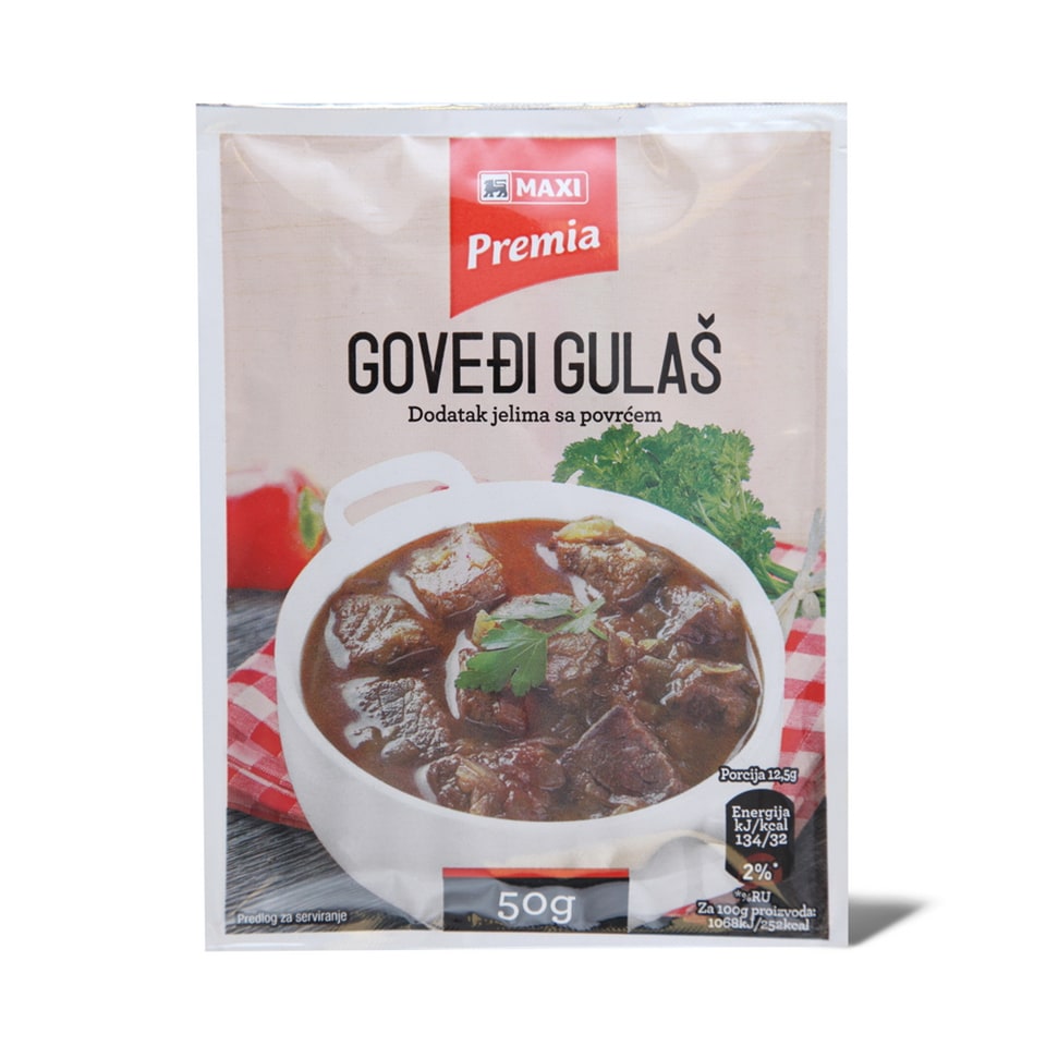 Premia | Dodatak jelima za govedji gul.Premia 50g | Maxi