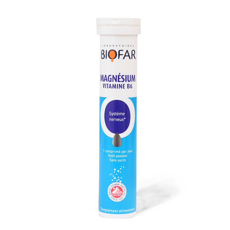 Biofar | Tablete sumece Biofar Magn.+Vit.B6,20tbl | Maxi
