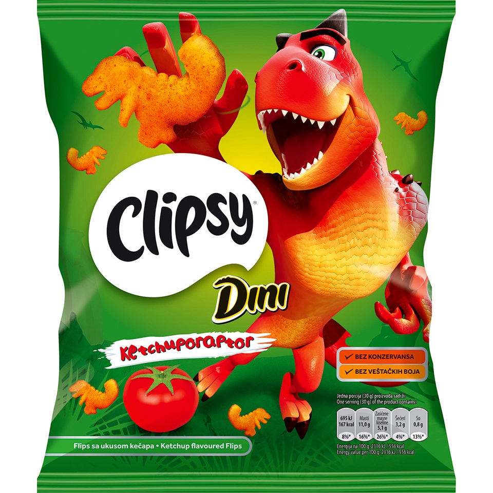 Dini | Flips Clipsy Dini sa ukusom kecapa 30g, Marbo | Maxi