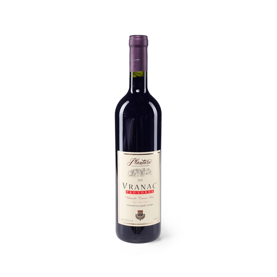 Plantaze | Vino crv.Vranac Pro Corde u kutiji 0.75l | Maxi