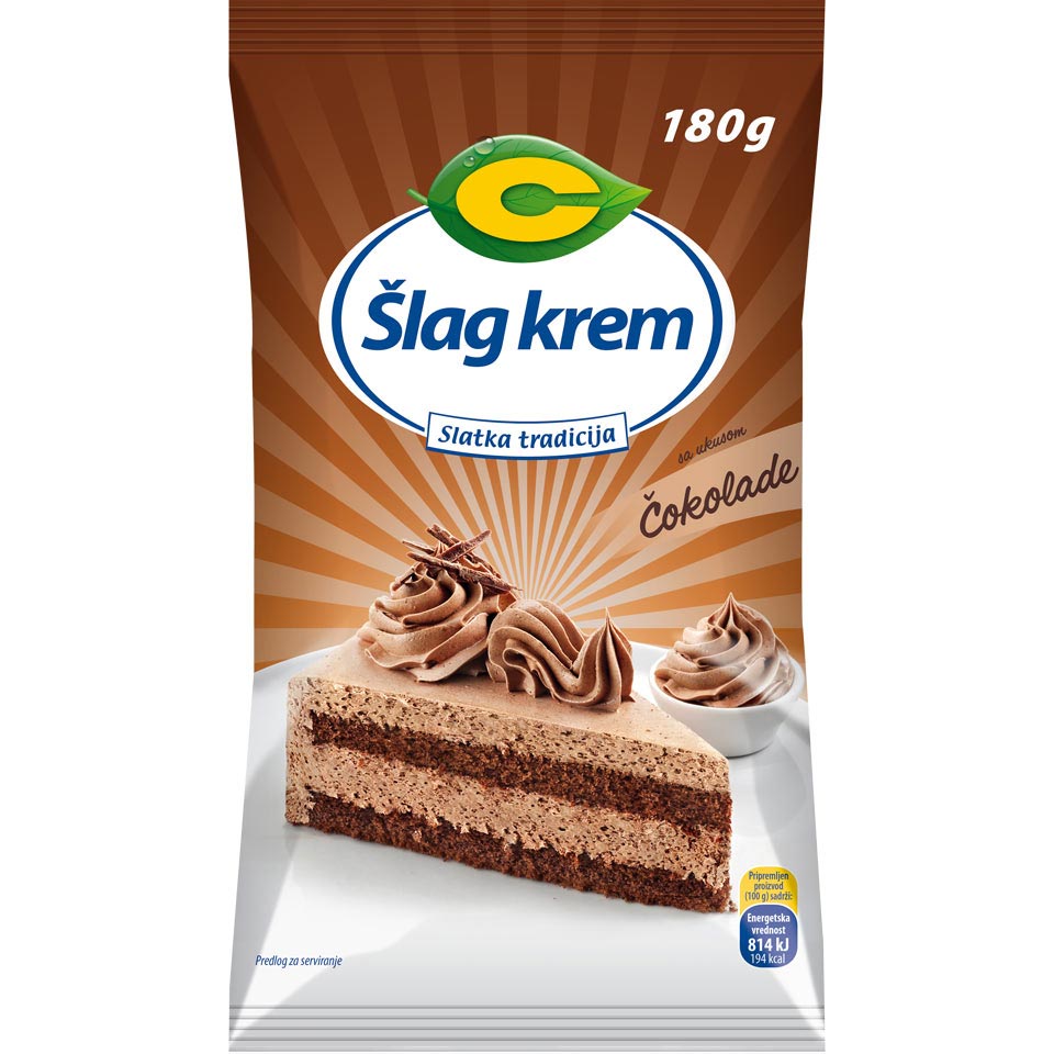 C | Slag krem cokolada 180g | Maxi