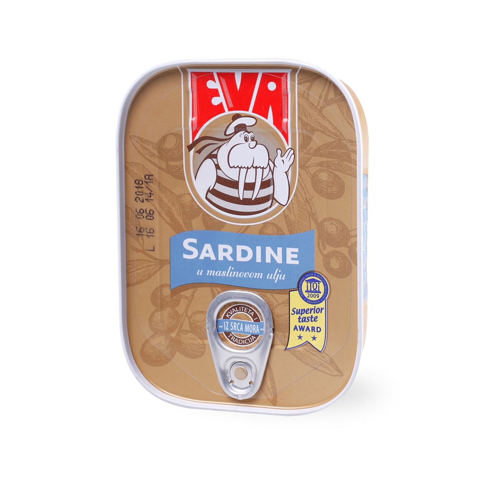 Eva | Sardina u maslinovom ulju Eva Gold 115g | Maxi