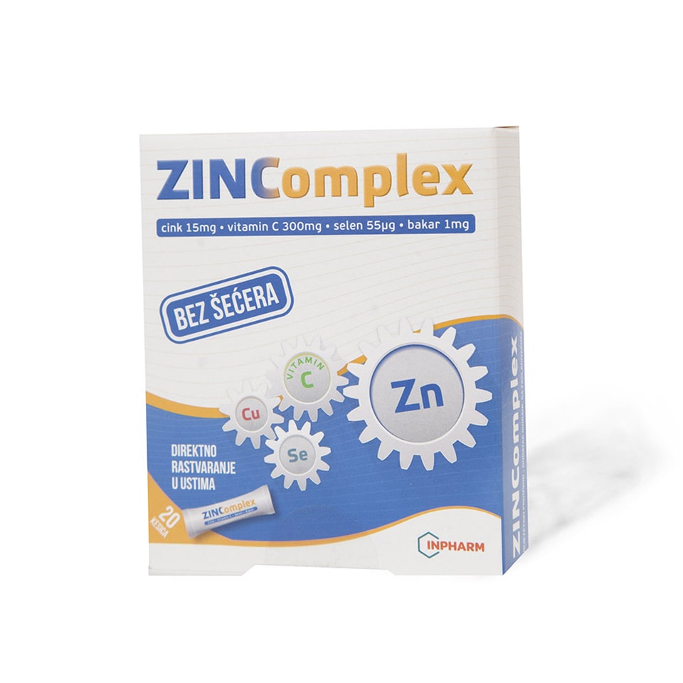 Inpharm | Zincomplex Inpharm 20 kesica | Maxi