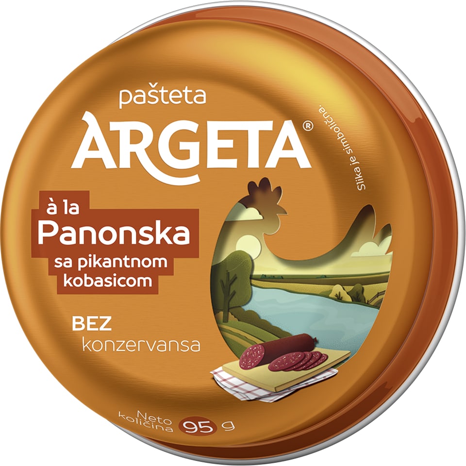Argeta | Pasteta Panonska Argeta 95g | Maxi