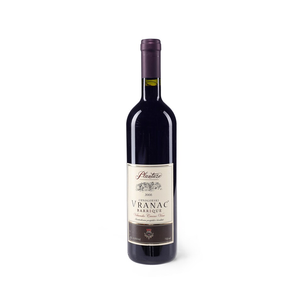 Plantaze | Vino crveno Vranac Barik Plantaze 0.75l | Maxi