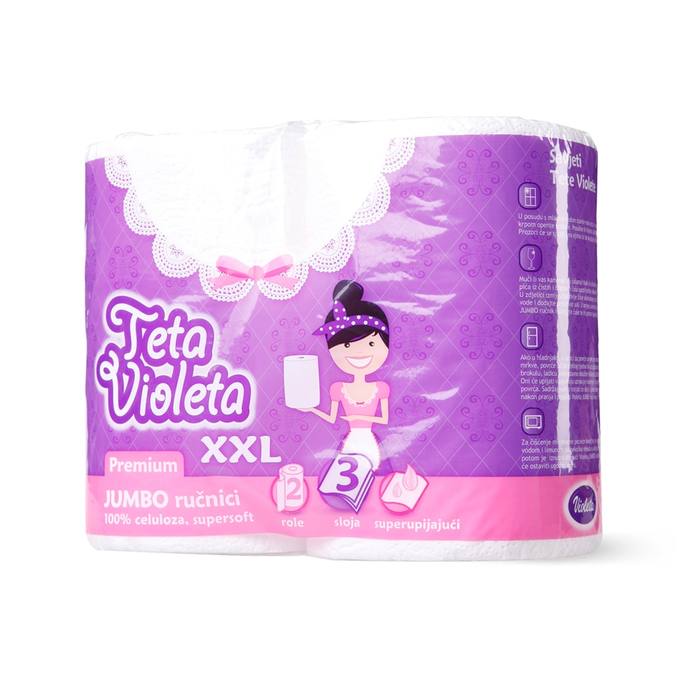 Violeta | Ubrusi 2/1 Jumbo Teta Violeta | Maxi